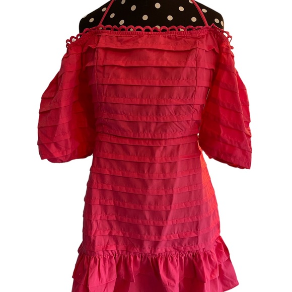TALULAH | Dresses | Talulah Pink Sweetest Kiss Ruffle Dress Size L ...
